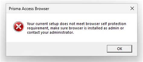 Prisma Browser Self Protection For Windows