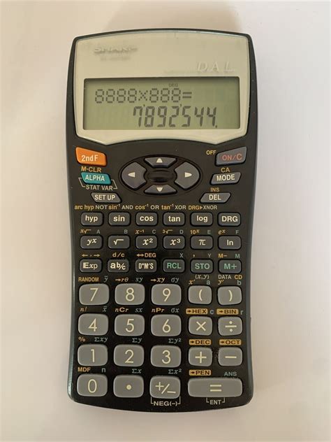 Sharp Scientific Calculator El 531wh Retro Unit
