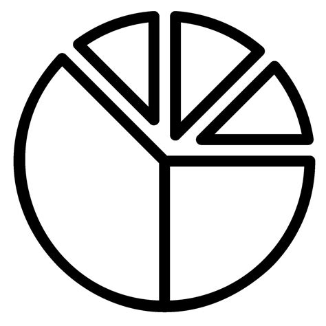 Pie Chart Line Icon 36290455 Vector Art At Vecteezy