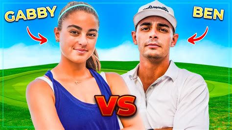 Gabby Golf Girl Challenged Me To An 18 Hole Match Youtube