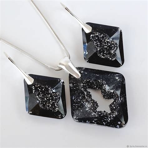 Swarovski серебро 925 Комплект серьги и подвеска Сваровски, купить в ...