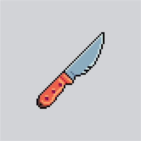 Pixel Art Illustration Survival Knife Pixelated War Knife 59912910