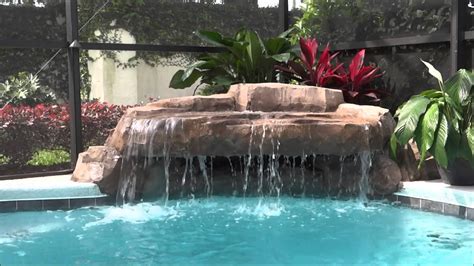 Small Grotto Pool Waterfall Swimming Pool Rock Watefall Youtube