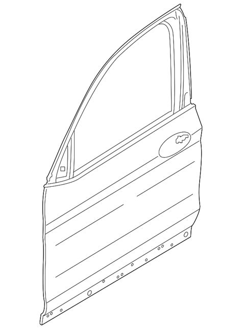 Genuine Bmw 41 00 7 465 527 Door Shell Free Shipping On Most Orders
