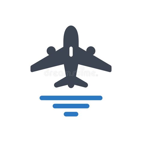 Plane Takeoff Icon Stock Vector Illustration Of Plane 361752674