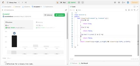 【leetcode】做题家之100 Same Tree 开发调优 Linux Do