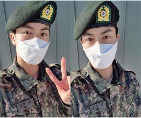 Bts Jin Updated Fans On His Mandatory Military Service After Finishing