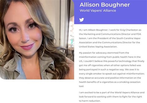 Allison Boughner Chats To Ecigclick Ecigclick