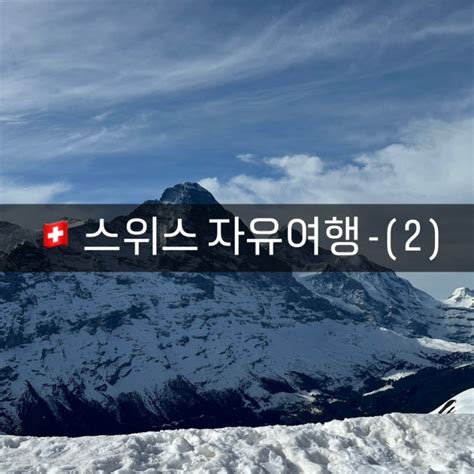 스위스 자유여행 2 피르스트 액티비티 운영시간 융프라우패스 할인 가격 4월 바흐알프제 트래킹 라우터브루넨