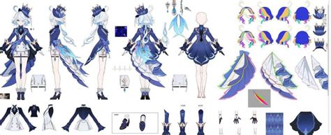 Unknown Hydro Character Fontaine Stc 原神 Genshin Yelan Genshin
