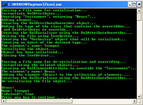 Program Examples On Xml Serialization Programming Tutorials Using C