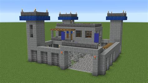 Minecraft How To Build A Modern Military Base Youtube