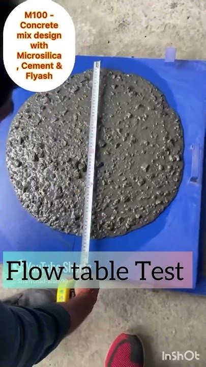 M100 Concrete Rheology Flow And V Funnel Test Concrete Design By