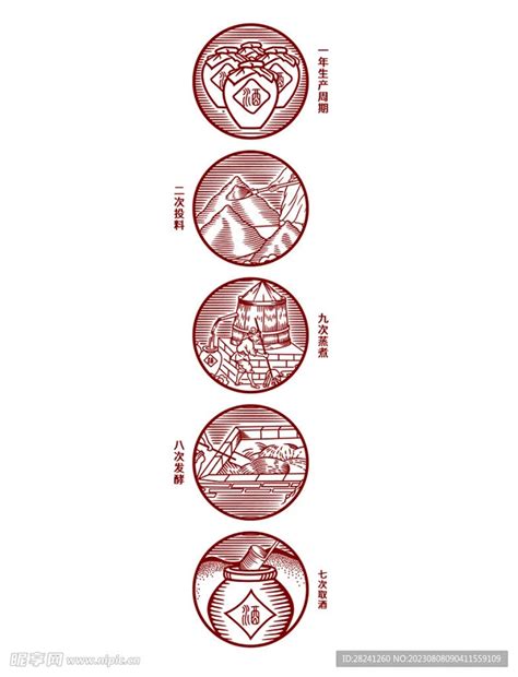 酿酒图设计图 包装设计 广告设计 设计图库 昵图网 花瓣网