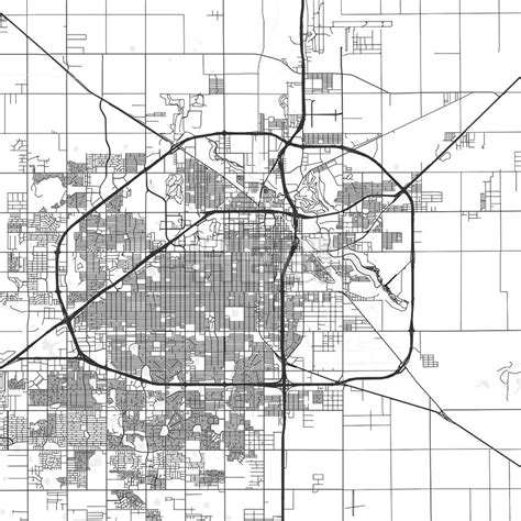 Printable Lubbock Street Map Printable Word Searches