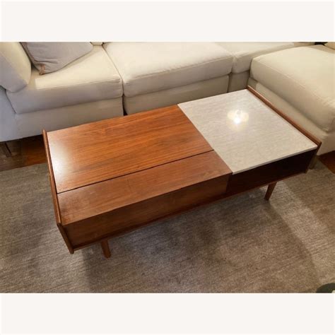 West Elm Mid Century Pop Up Coffee Table Aptdeco