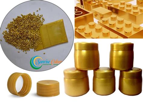 Yellow Gold Masterbatch Color Masterbatch Widely Applied In Plastic