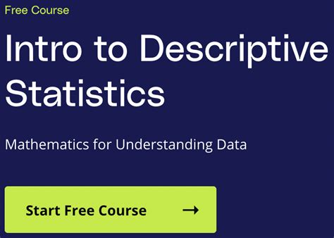 I Cant Enroll In The Udacity Course On Descriptive Statistics I Have Checked Using Multiple
