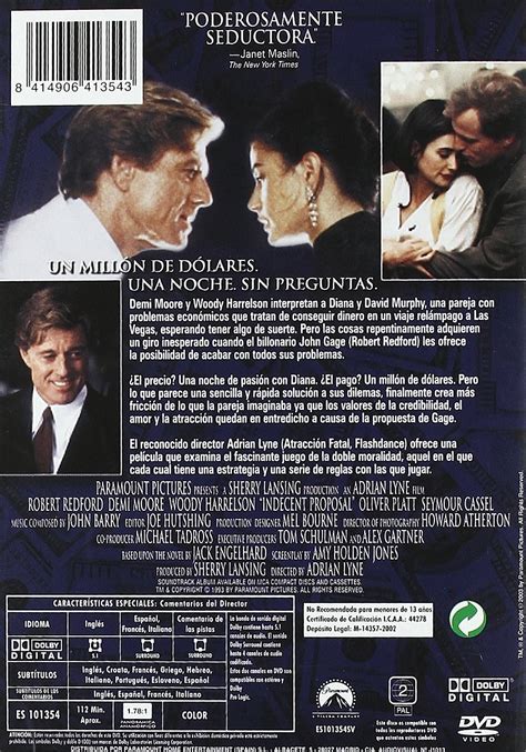 Una Proposicion Indecente America Dvd
