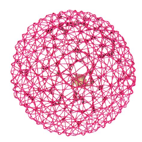 Placemat Round 15in String Pattern Home Land Furnishings