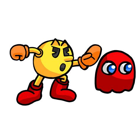 Pac Man And Blinky By Robynhillzoneact25 On Deviantart