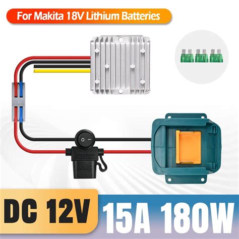 Adattatore Tensione Per Attrezzi Makita Convertitore Per Makita Dc 18v
