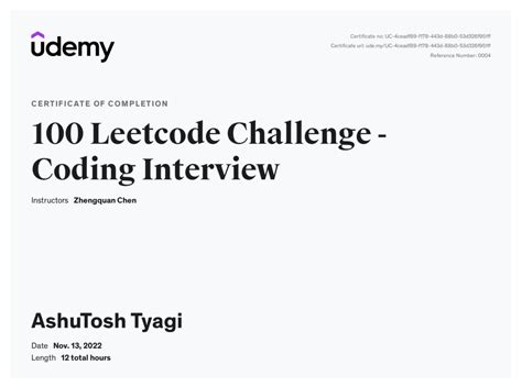 Ashutosh Tyagi On Linkedin Udemy Course Completion Certificate