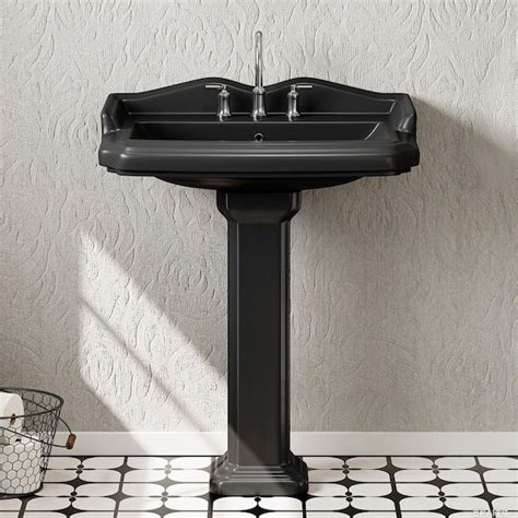 Black Bathroom Sinks The Home Depot