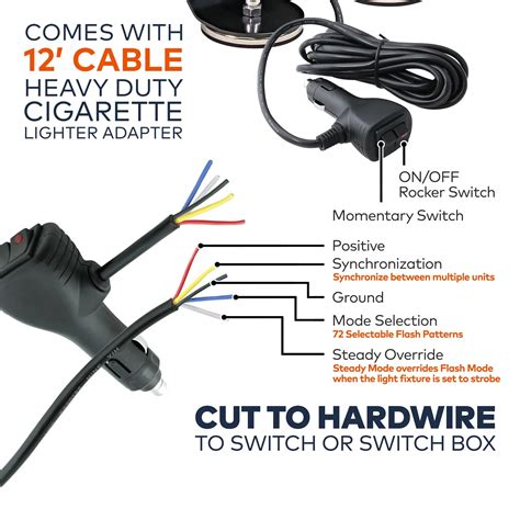 3 Wire Strobe Light Wiring Diagram