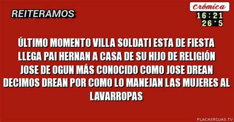 Último Momento Villa Soldati Esta De Fiesta Llega Pai Hernan A Casa De