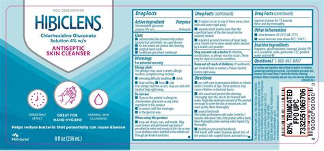 Dailymed Hibiclens Chlorhexidine Gluconate Solution