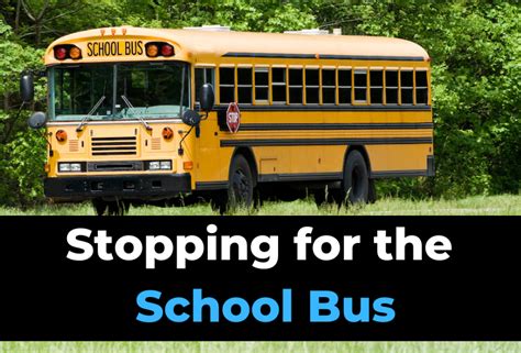Stopped School Bus