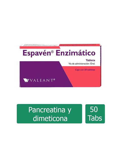 Compra Espavén Enzimático Caja Con 50 Tabletasfarmalisto Mx