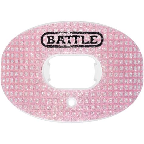 Battle Sports 3d Diamonds Oxygen Lip Protector Mouthguard Rose