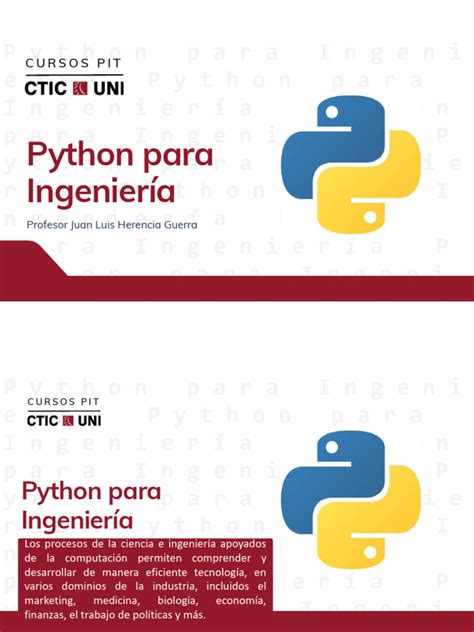 Python Para Ingeniería Syllabus Pdf