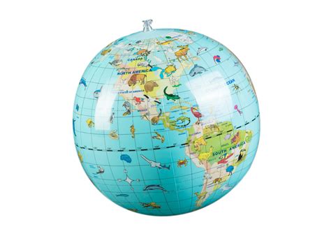 Animal Globe 12 Inflatable Globe Waypoint Geographic