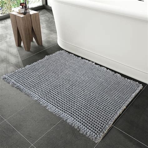 Shimoh Waffle Bath Mat Super Absorbent Non Slip Bath Mats