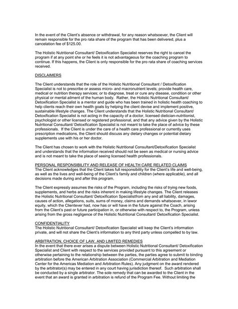 Program Agreement Docx