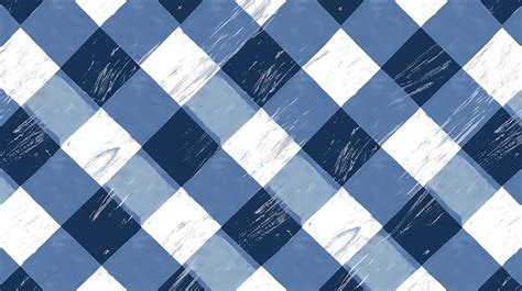 A Blue And White Checkered Background With A White And Blue Checkered