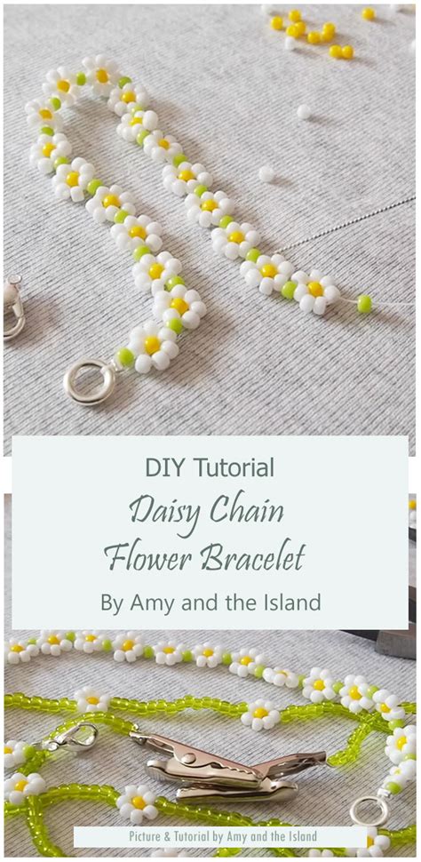 Diy Beaded Daisy Bracelets Free Tutorial For A Floral Touch