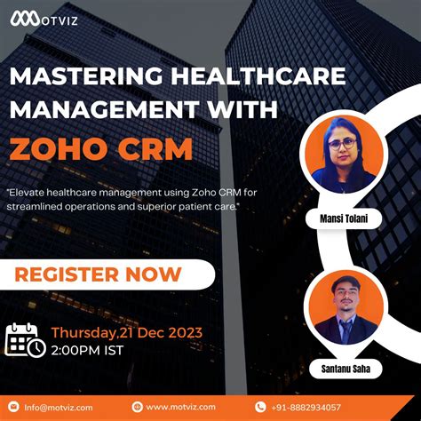 Healthcaremanagement Zohocrm Webinar Innovationinhealthcare