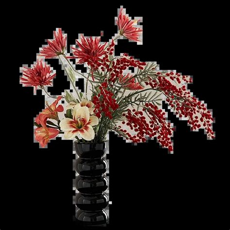 红色系仿真花圣诞节新年花束假花摆设摆件装饰婚房布置结婚卧室 淘宝网 花瓣网