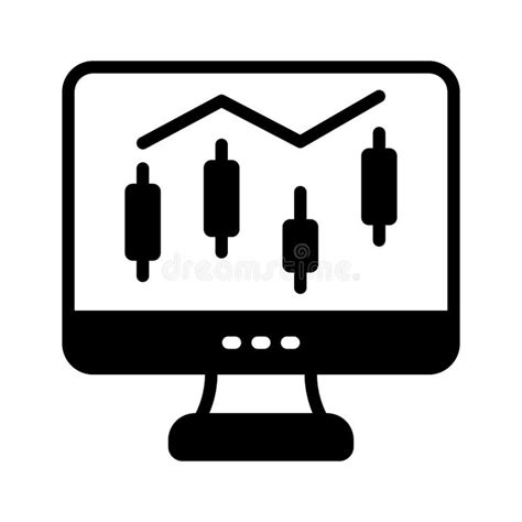 Screen Displaying Data Analytics Or Performance Metrics Stock Vector