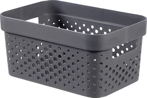 Curver Behälter Infinity 11 L Anthrazit 35 6 X 26 6 X 13 6 Cm