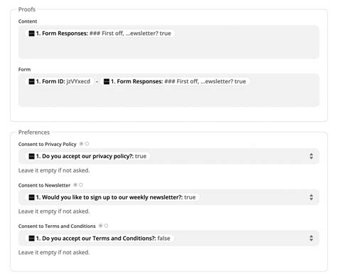 Zapier Consent Database Integration Iubenda Help