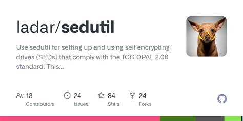 Github Ladar Sedutil Use Sedutil For Setting Up And Using Self Encrypting Drives Seds That