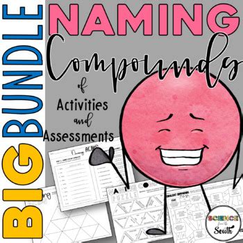 Naming Compounds Ionic And Covalent And Writing Chemical Formulas Unit Bundle
