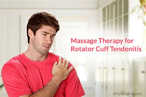 Massage Therapy For Rotator Cuff Tendonitisdeep Tissue Massagedeep