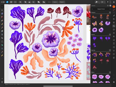 Affinity Designer Vector Asstes Online Course For Surface Pattern