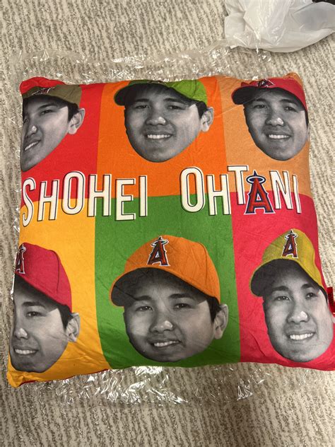 Shohei Ohtani Plush Pillow 2 Of 2 Sidelineswap